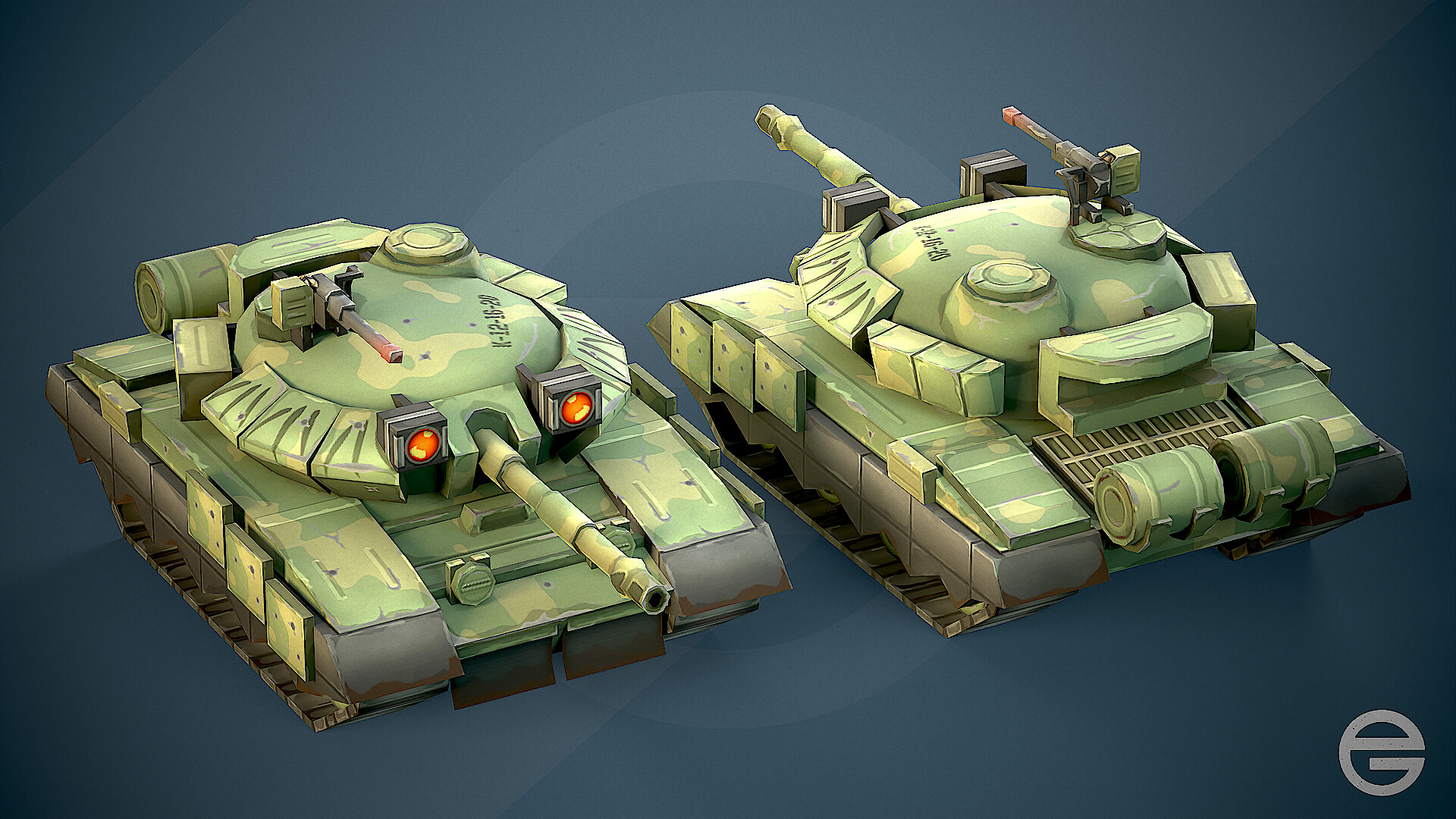 ArtStation - Stylized Tank Collection