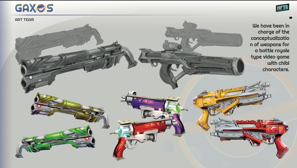 ArtStation - Explore my futuristic weapon concepts! This composition showcases various weapons ...