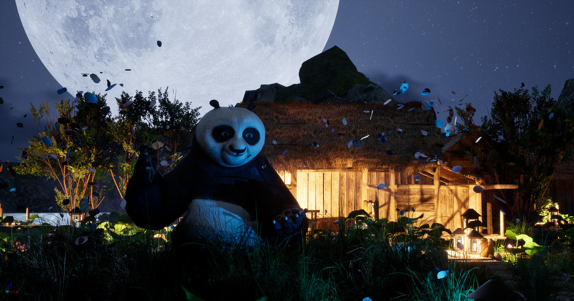 ArtStation - Kung fu Panda Meditation
