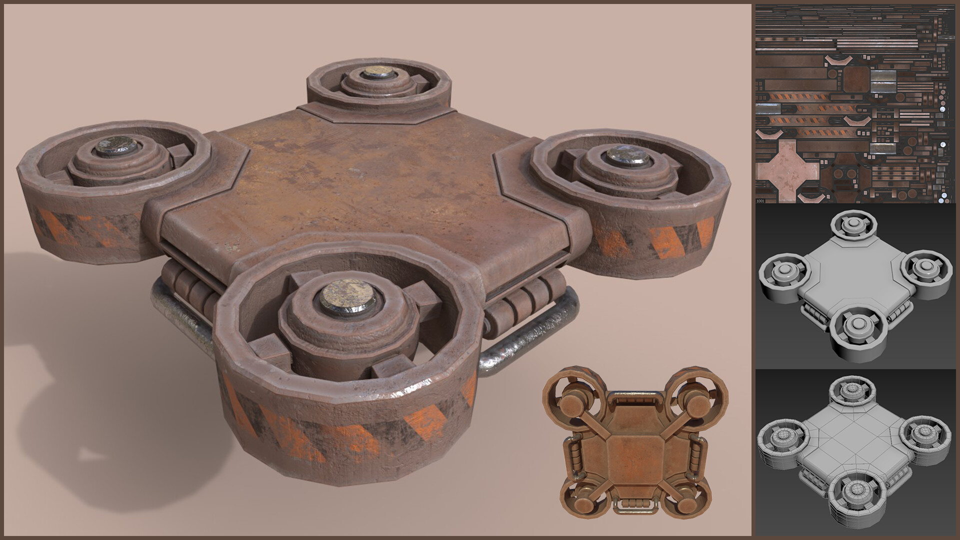 Boris Boiko - Simple Stylized Flying Platform (+YouTube tutorial)