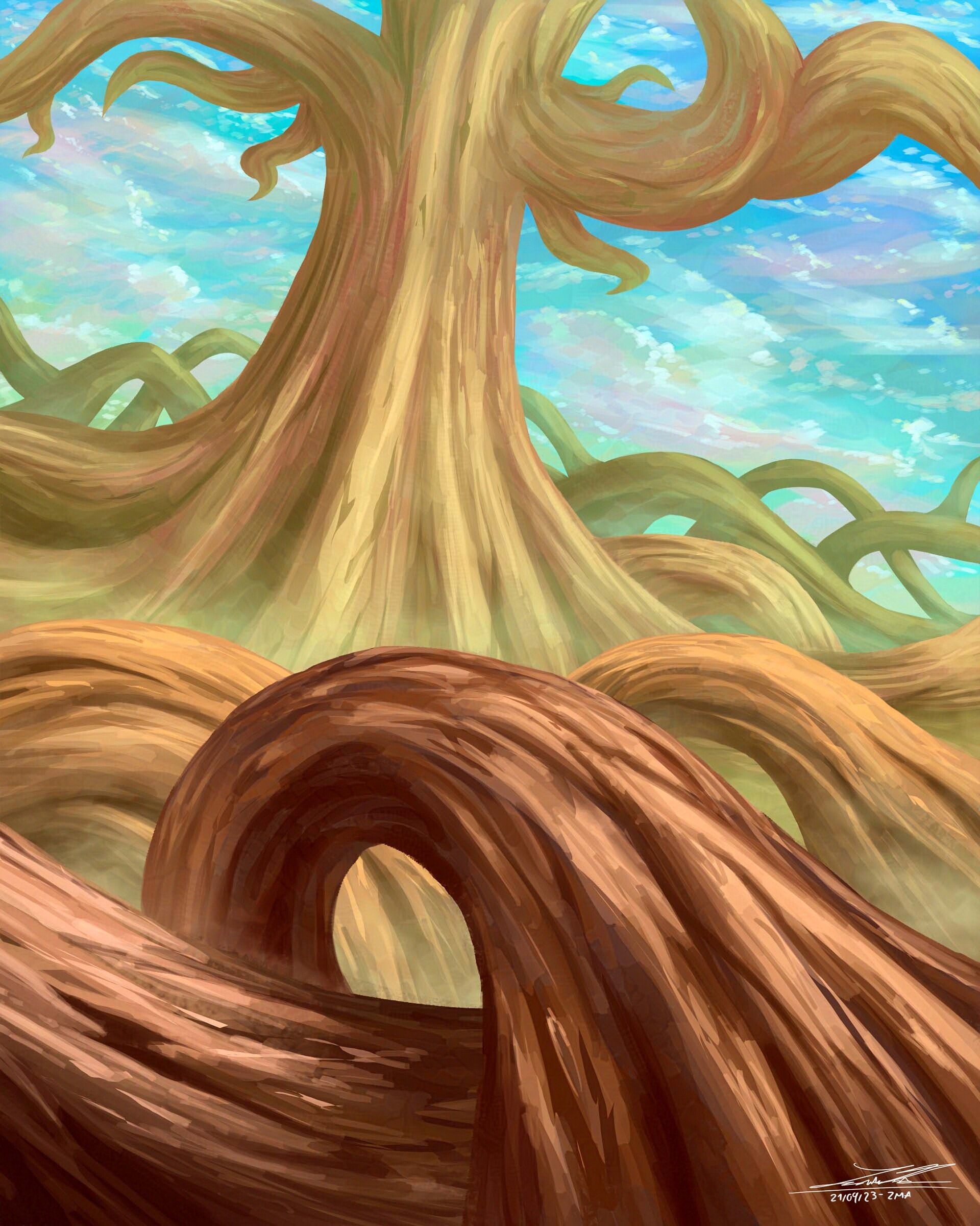ArtStation - A magic tree
