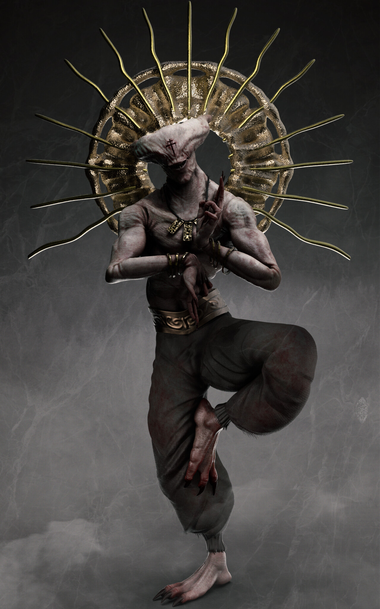 ArtStation - Dancing smile