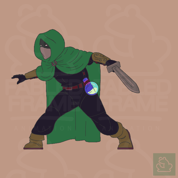 Fabled Frame - 'Rogue' Character Sprites