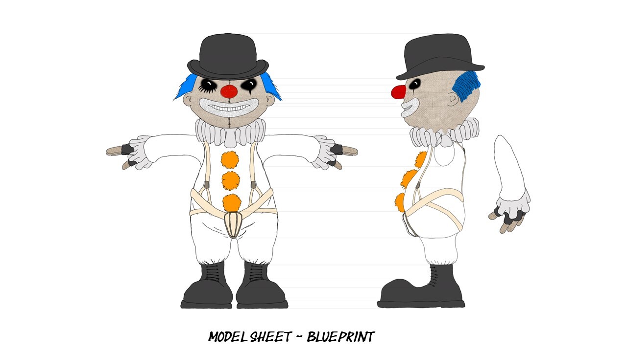 ArtStation - The Clockwork Tangerine Project - "Band Ape" - Model Sheet