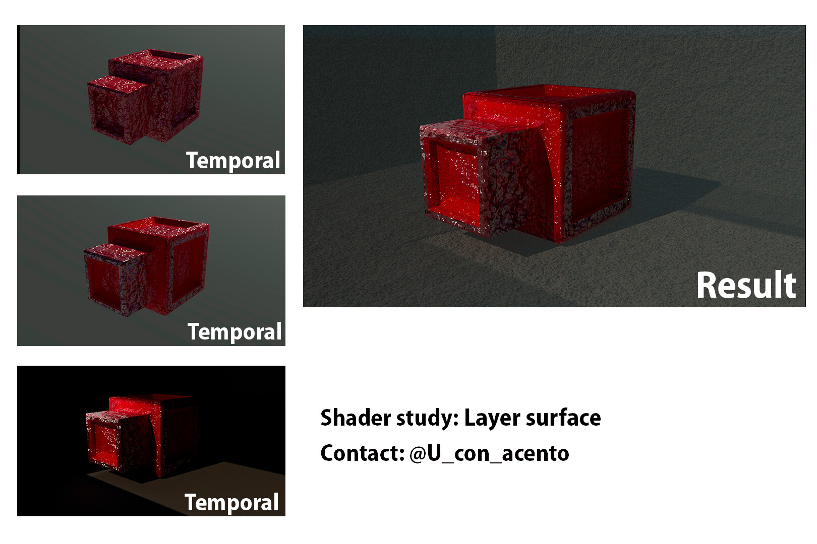 ArtStation - Shader study layer surface