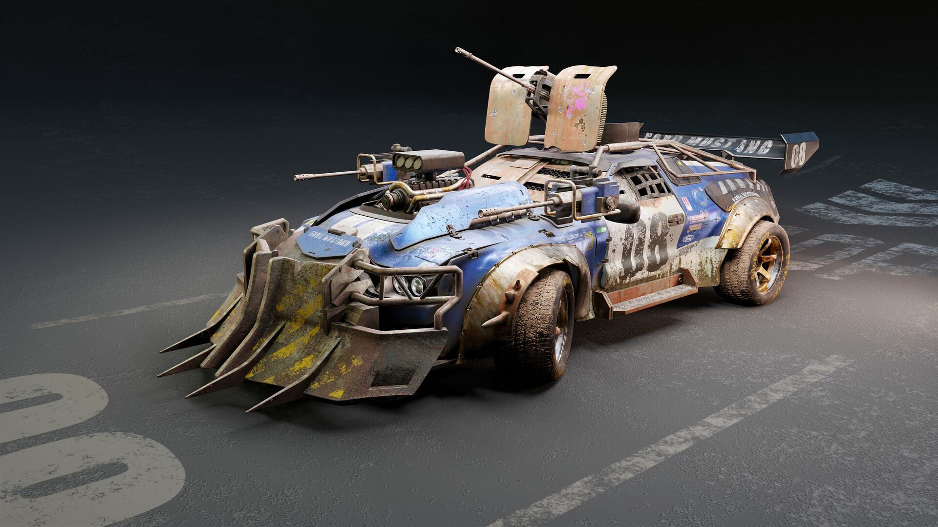 ArtStation - Ford Mustang car