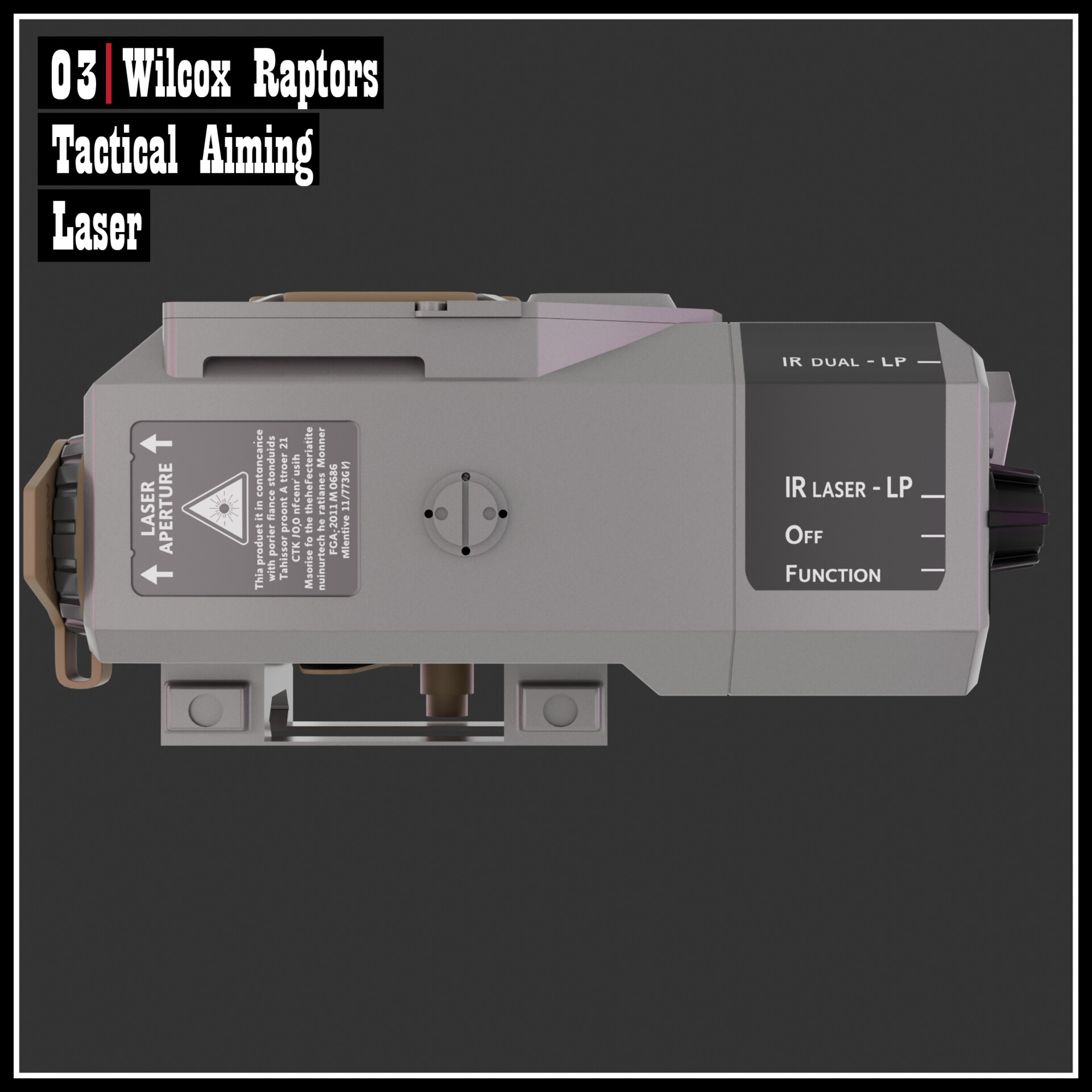 Engr AFa - Wilcox Raptor-s Tactical Aiming Laser