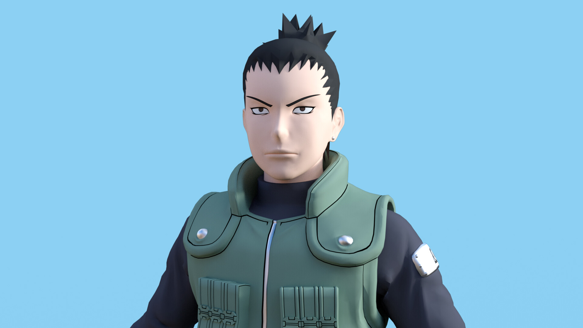 ArtStation - 3D Render - Shikamaru Nara