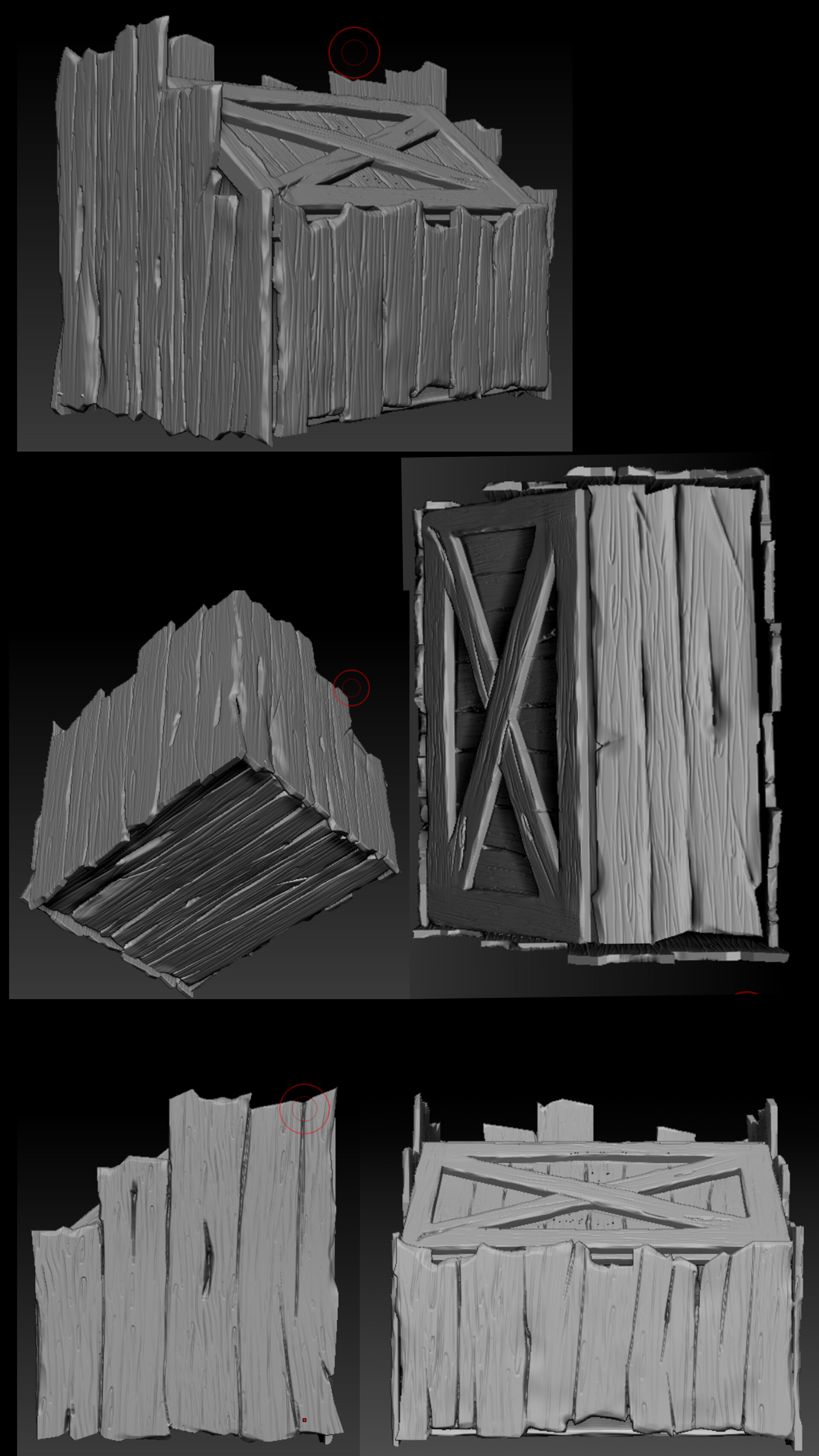 ArtStation - Wooden Furniture - 3D Sculpt