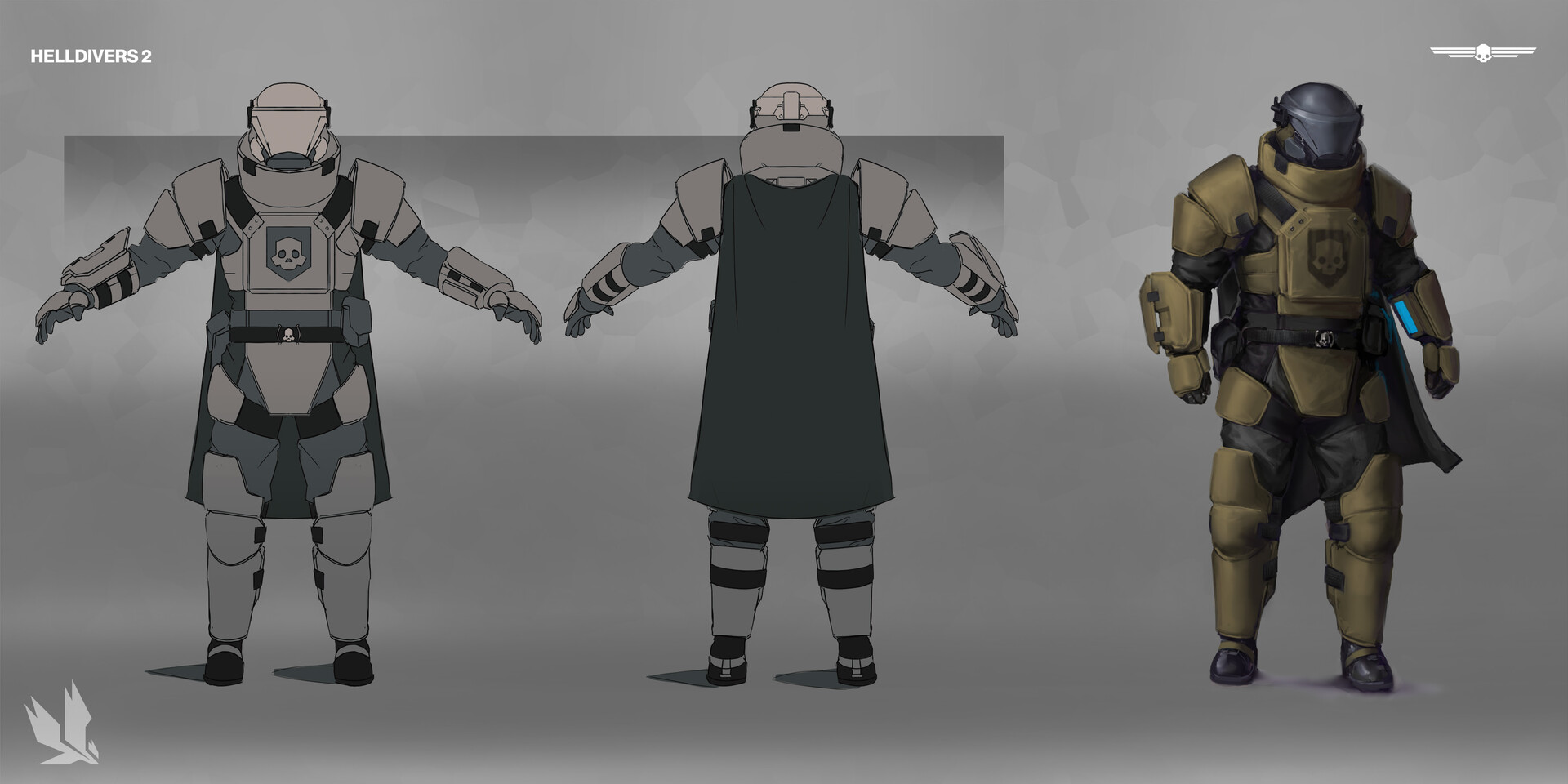 Atomhawk - HELLDIVERS 2 - Armour Designs