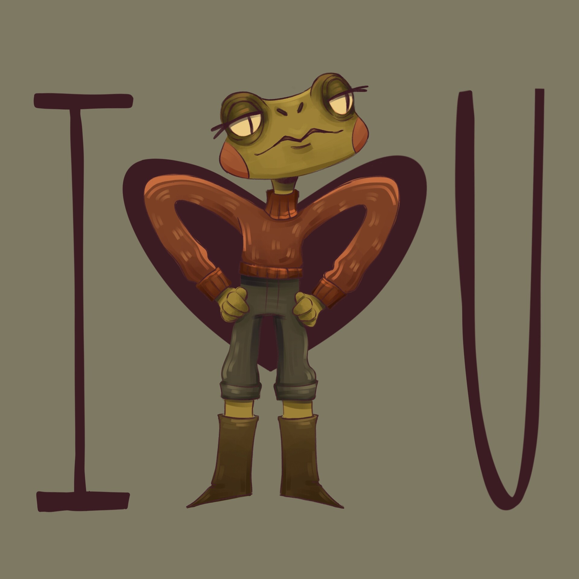 ArtStation - Frog love