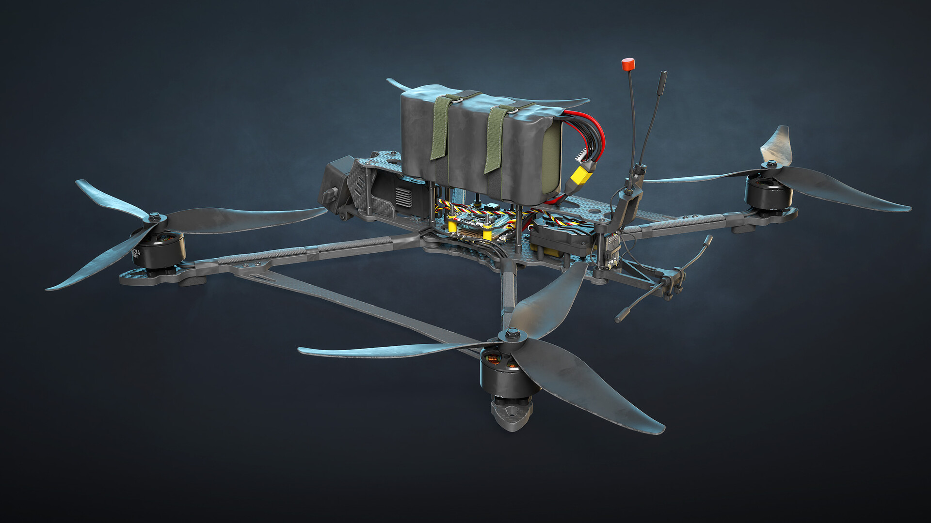 Serhii Ryzhkov - FPV Drone 10 inches 3d-model