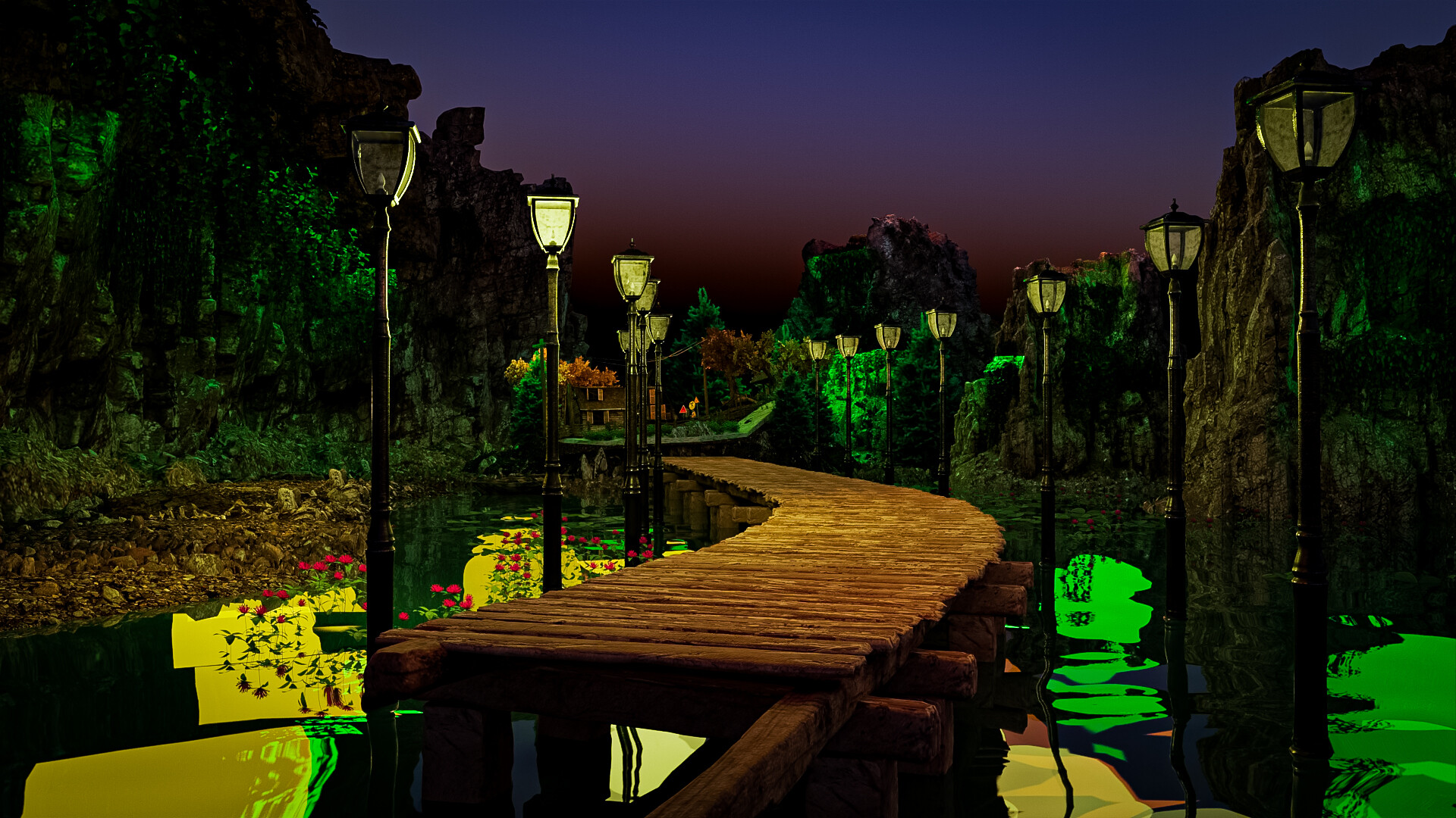 Vishnu Sharma - "Bridge of Memories and Moonlit Dances"