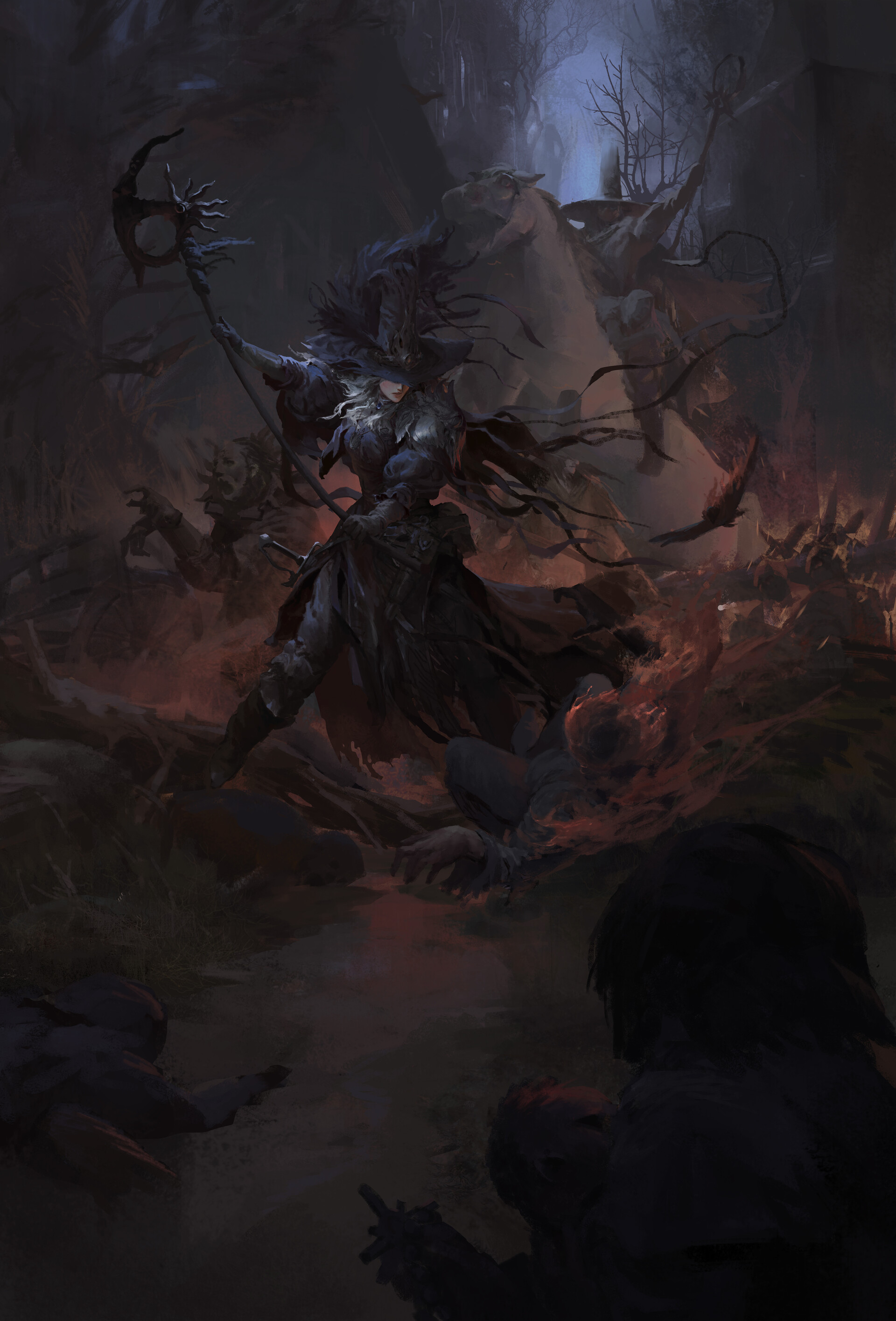 ArtStation - witch hunter -Hunting
