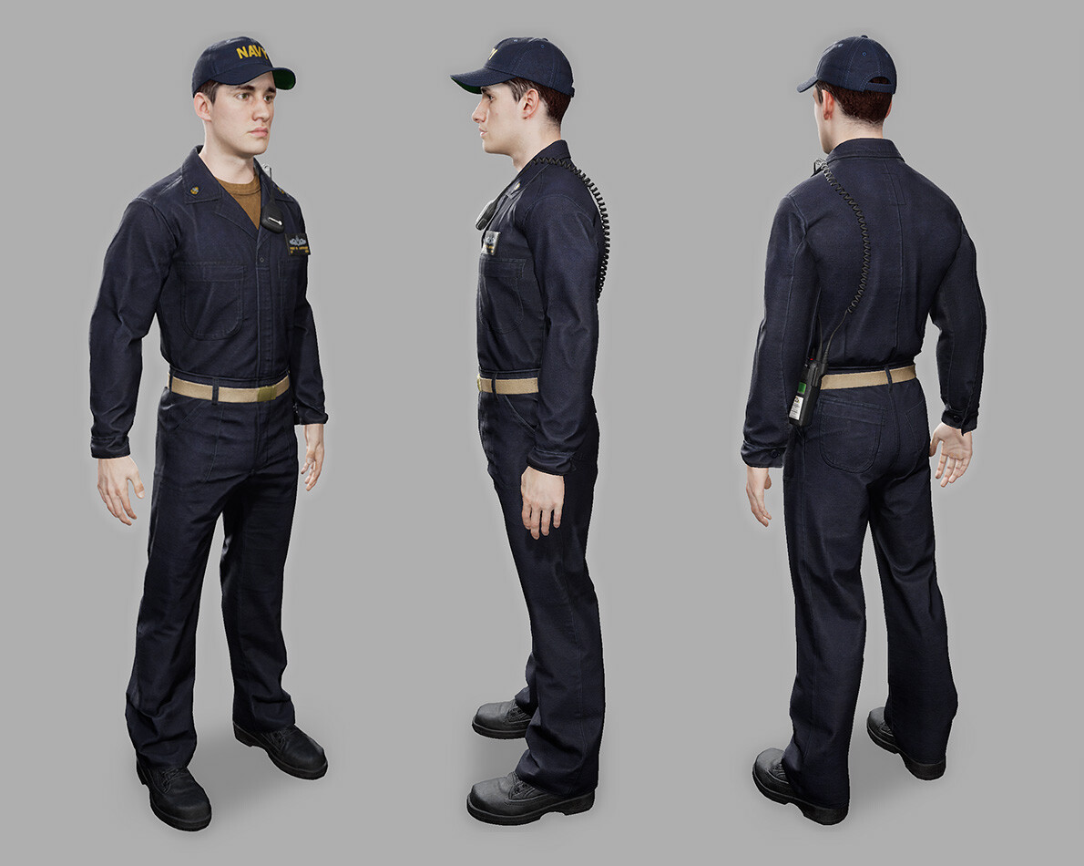 Reinaldo Rivera - Sailor Character Assets