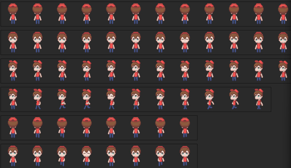 ArtStation - Pixel Boy Animation Customization Sprites (Front, Side ...