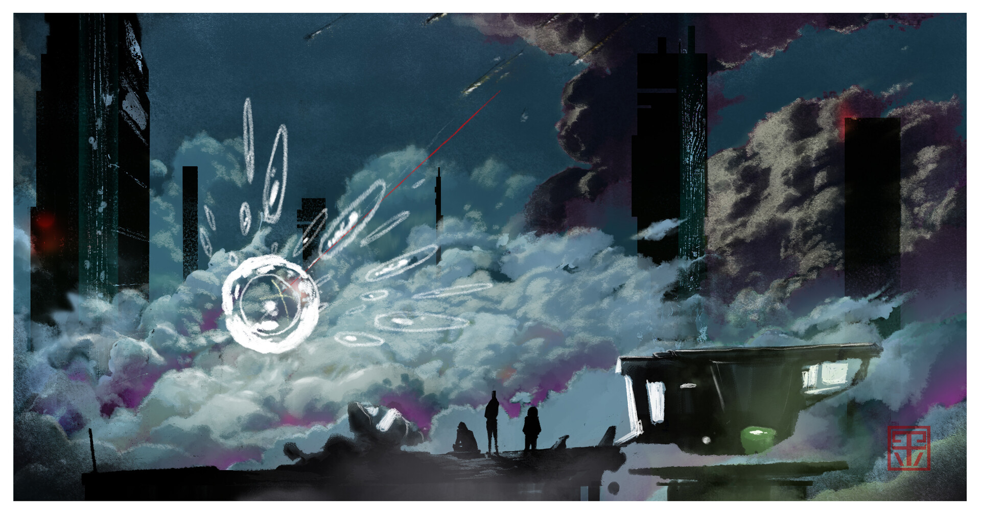 ArtStation - Air defence system on alien planet