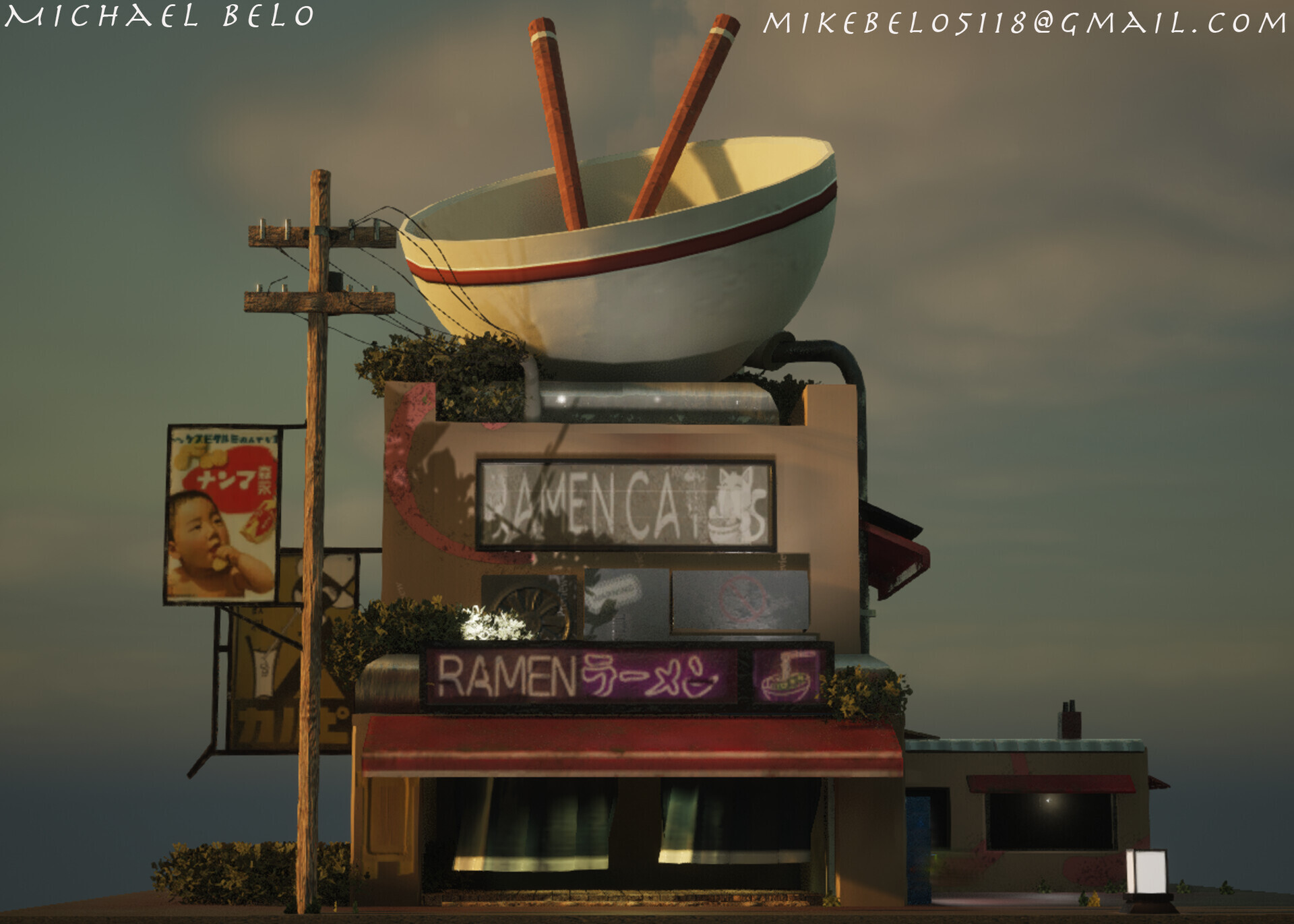 ArtStation - Ramen Shop