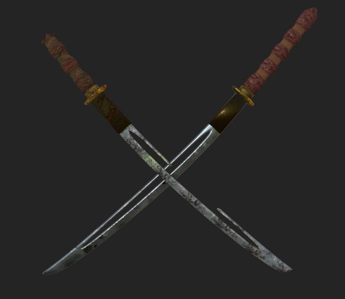 ArtStation - Dual Katanas