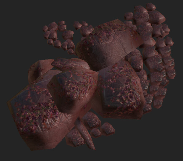 ArtStation - rocks & rubble (from the upside down)