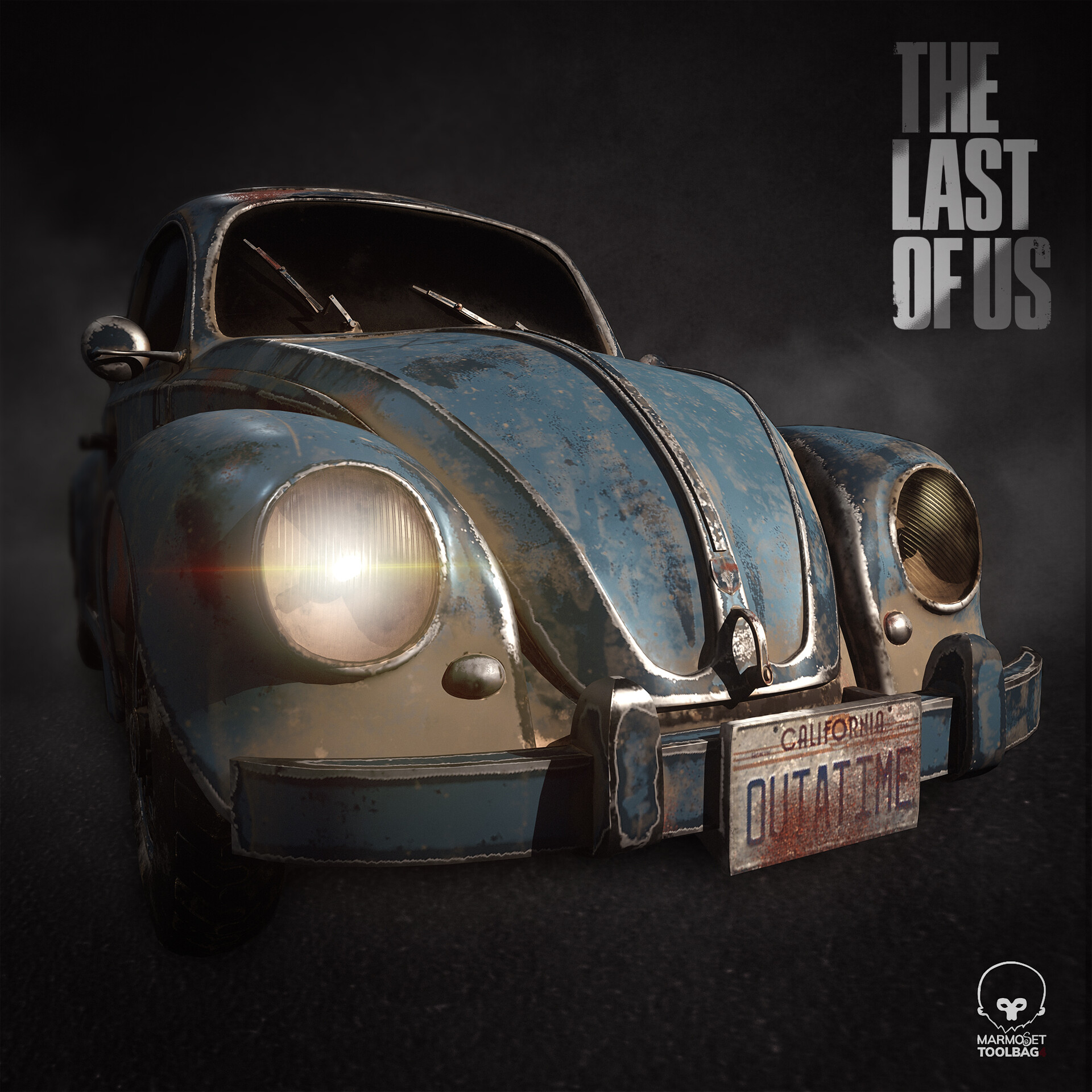 ArtStation - Old rusty car