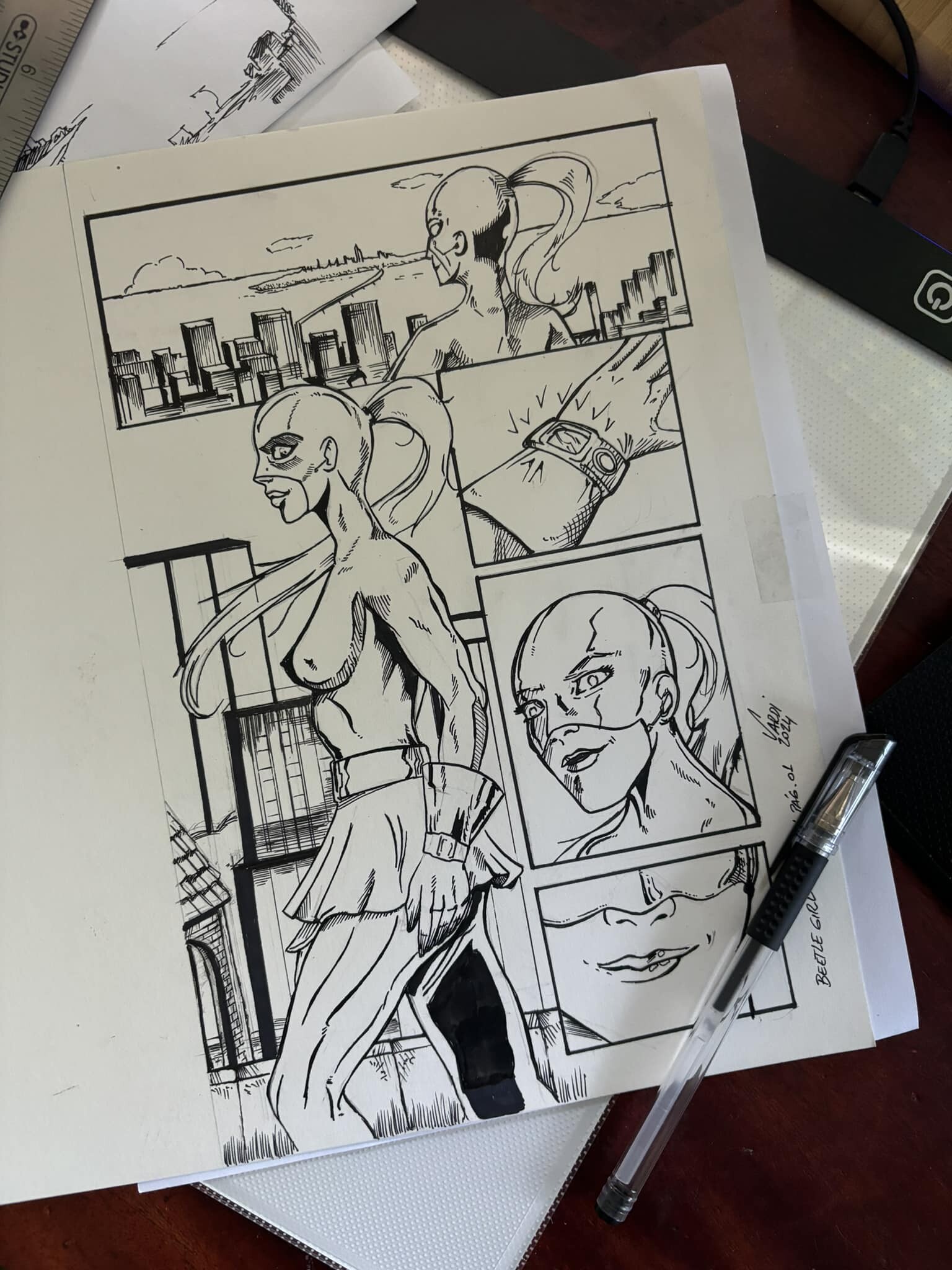 Daniel Vardi - Beetle Girl 2024 Page 1