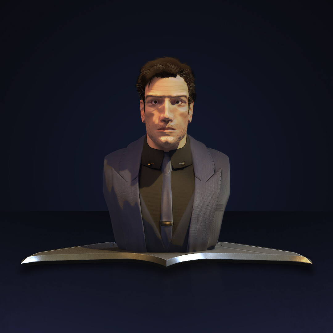 ArtStation - Ben Affleck´s Bruce Wayne - Bust