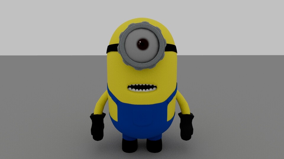 ArtStation - minion toon character modelling in maya