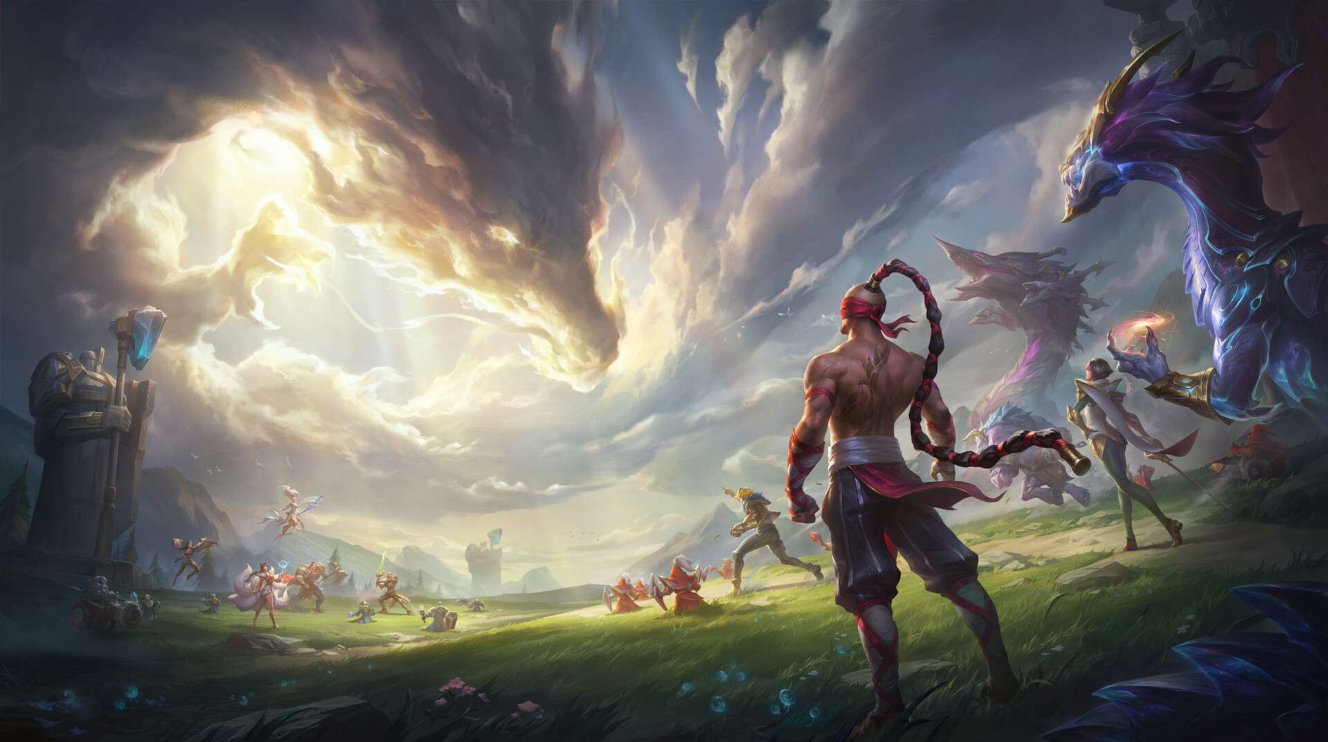 ArtStation - League of Legends 2024 Heavenscale Season Launch Poster