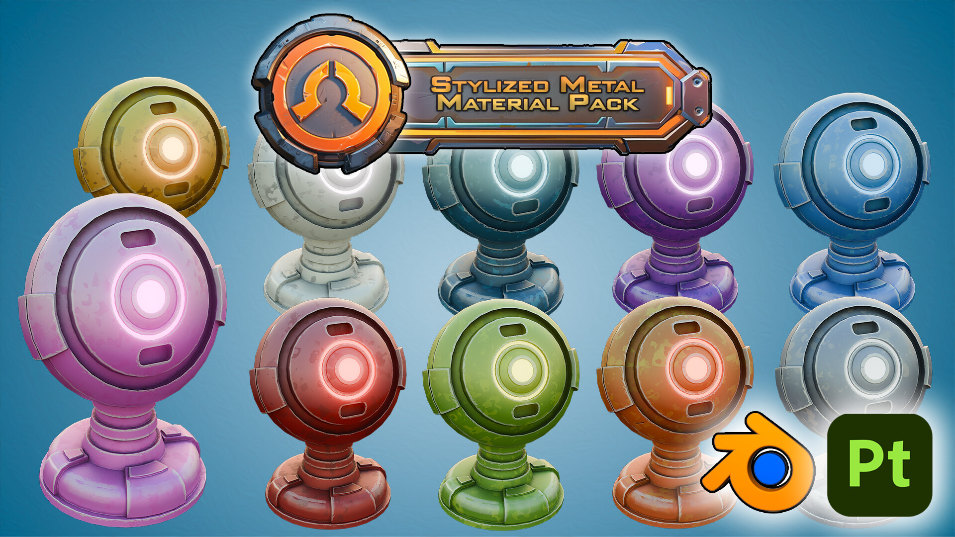 3D Tudor - Overwatch Style Shader and Material Pack for Substance ...