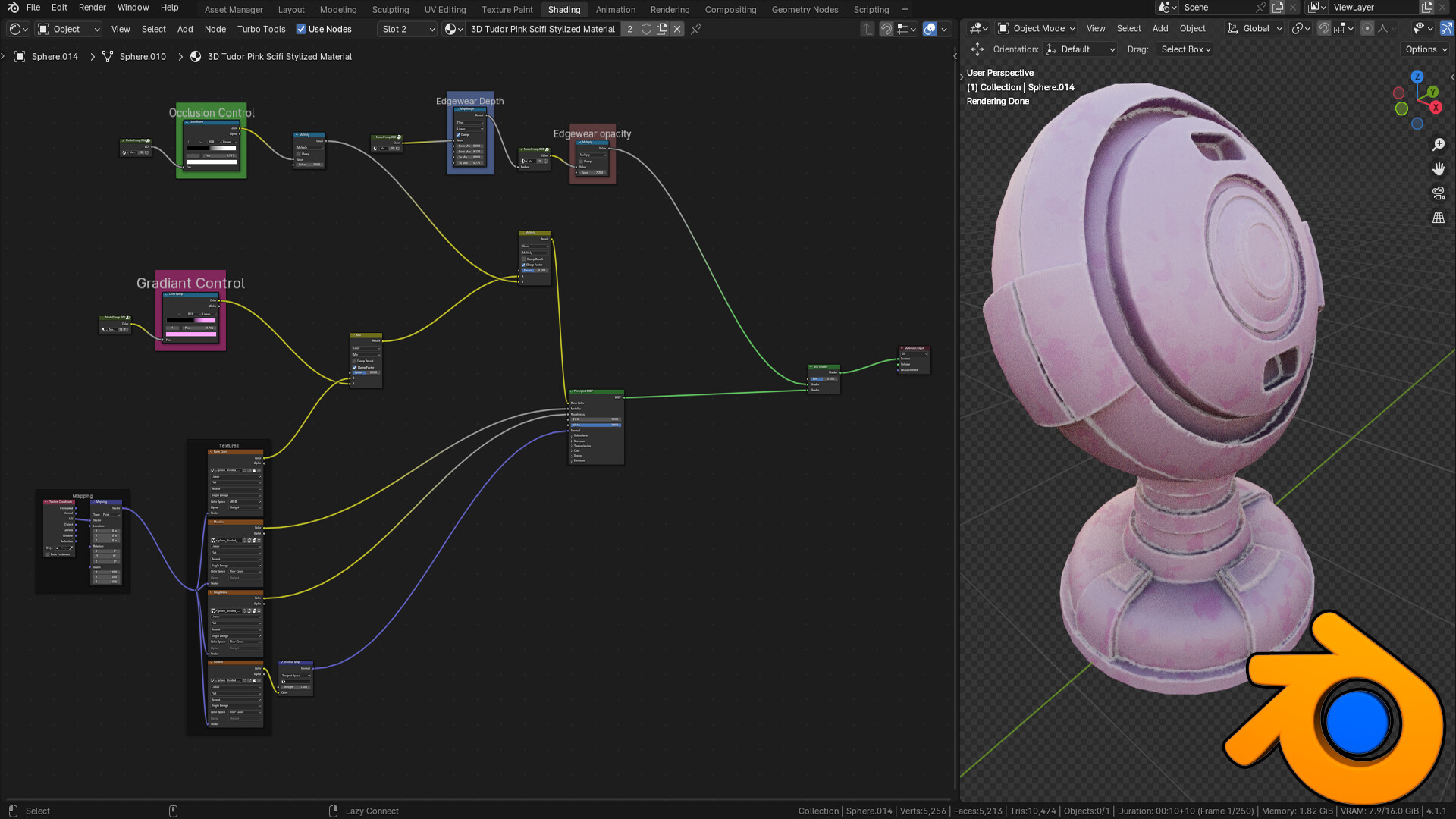 3D Tudor - Overwatch Style Shader and Material Pack for Substance Painter and Blender