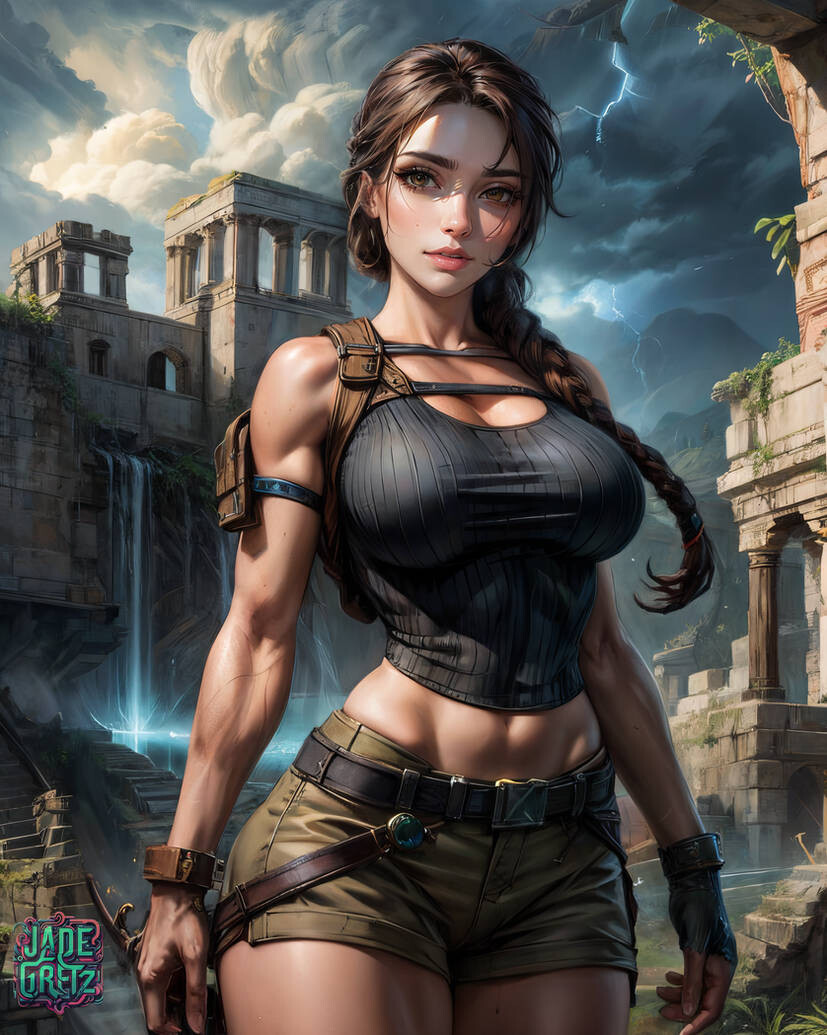 ArtStation - Lara Croft: Beauty in Exploration by Jade Gretz