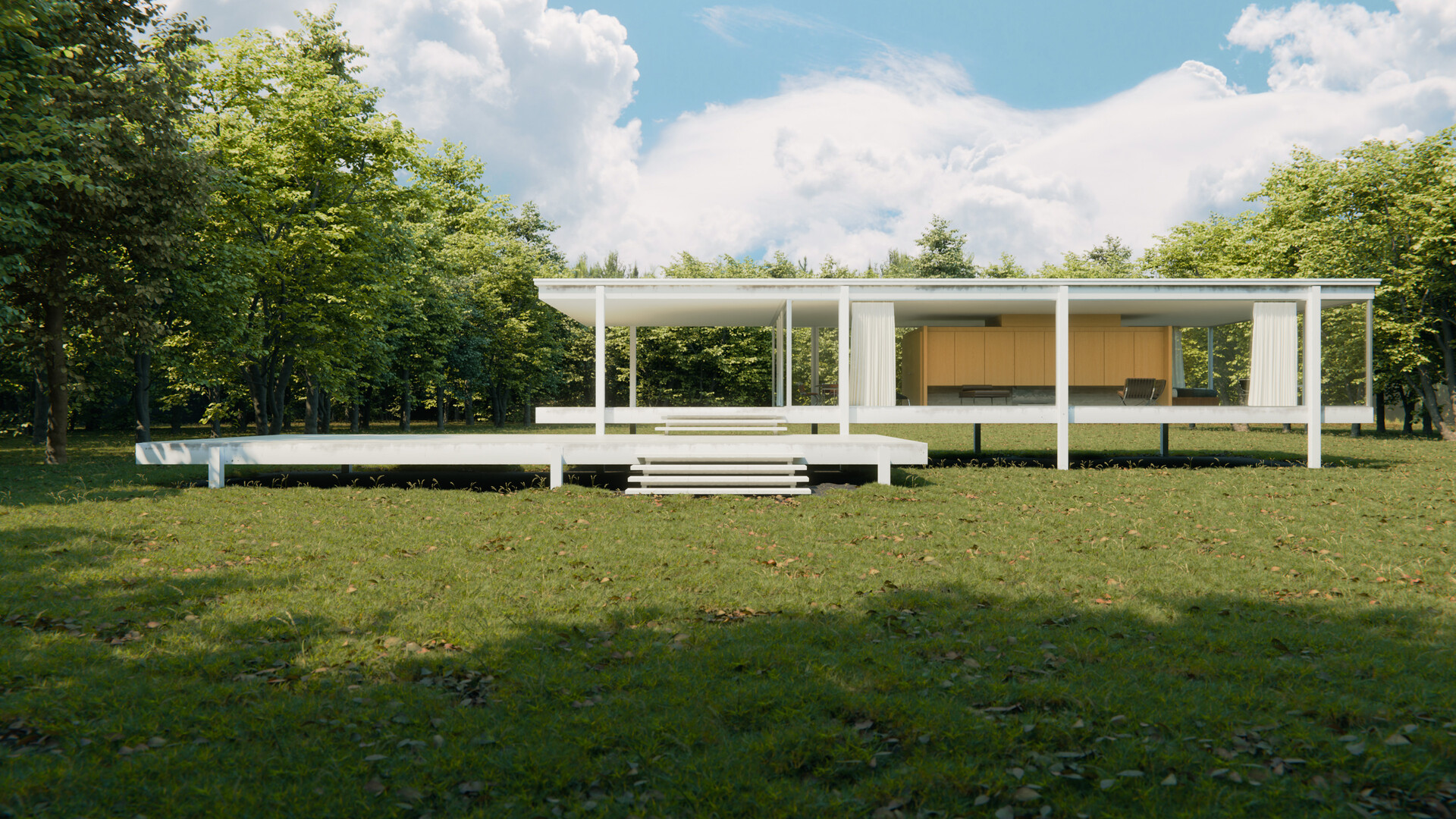 ArtStation - Edith Farnsworth House
