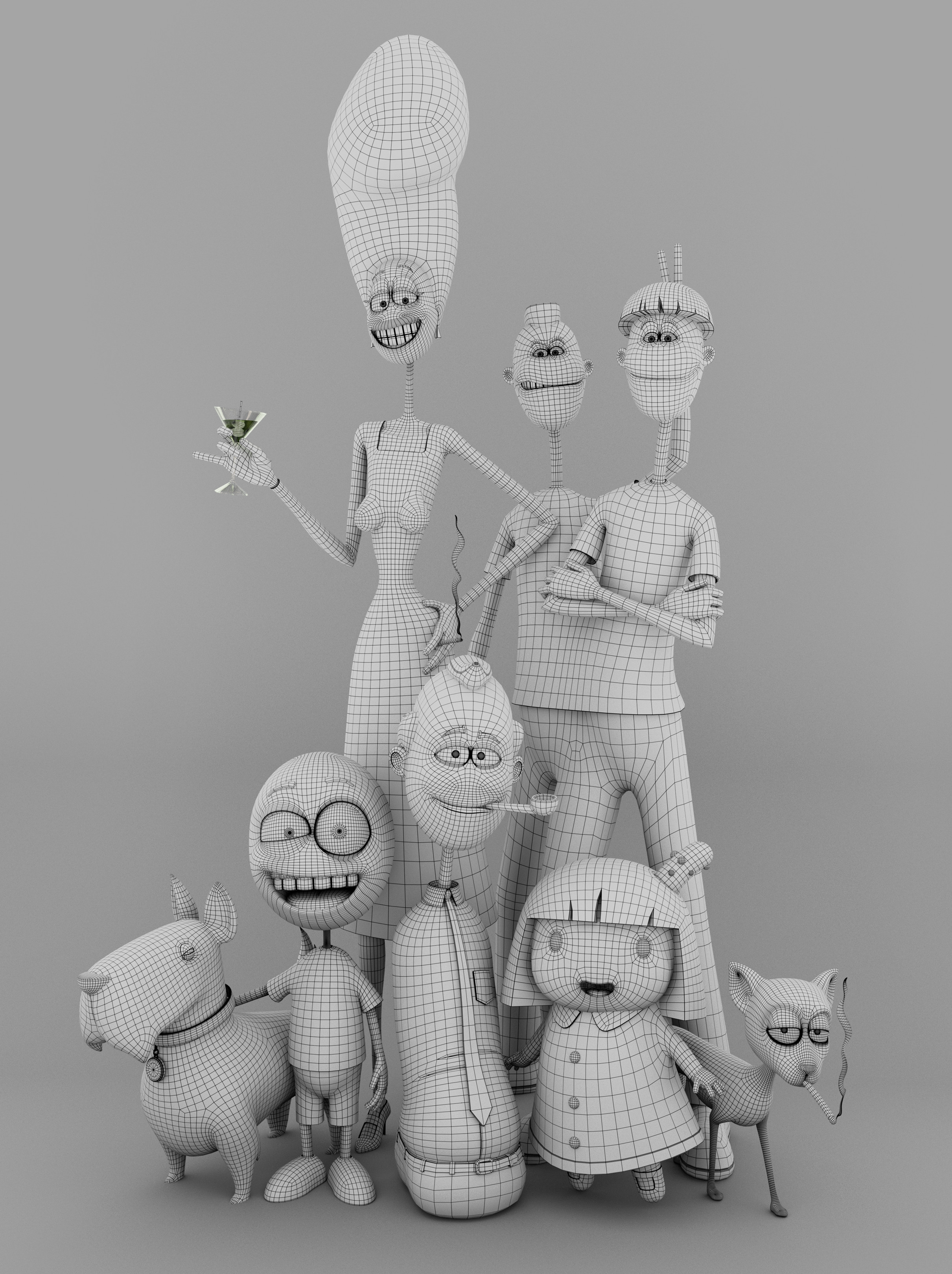 James Schauf - The Oblongs- characters