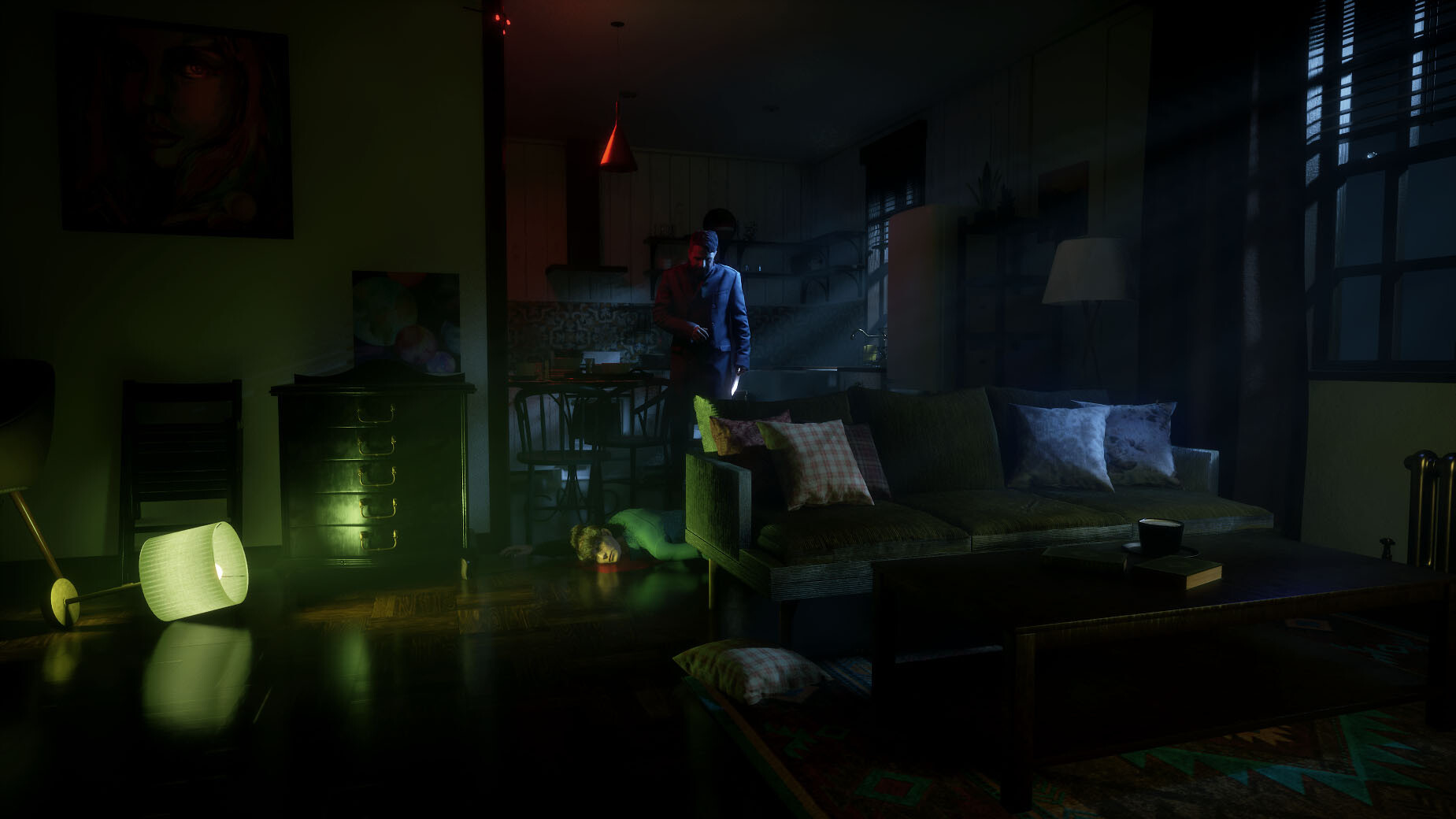 ArtStation - Cozy to horror Lighting transition