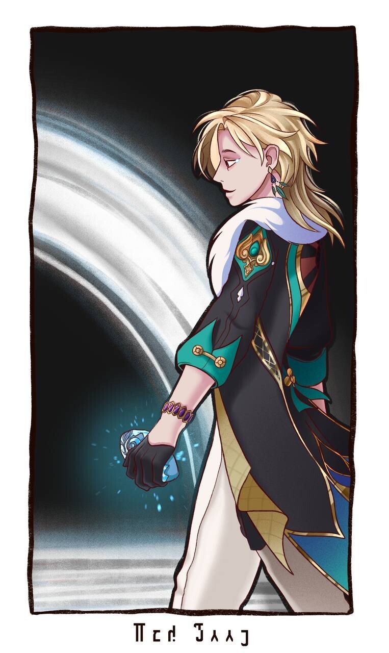 ArtStation - Aventurine like tarot card