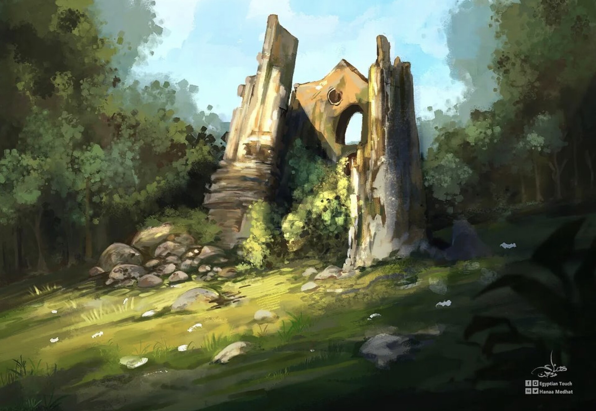 ArtStation - ruins