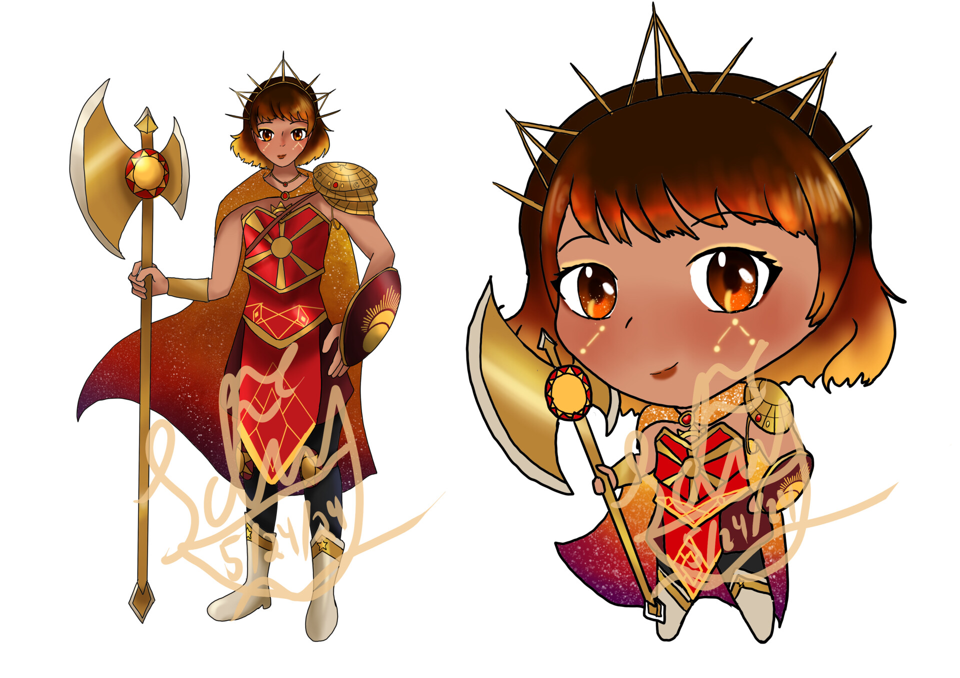 ArtStation - Solaria: Paladin of the Ancient Sun