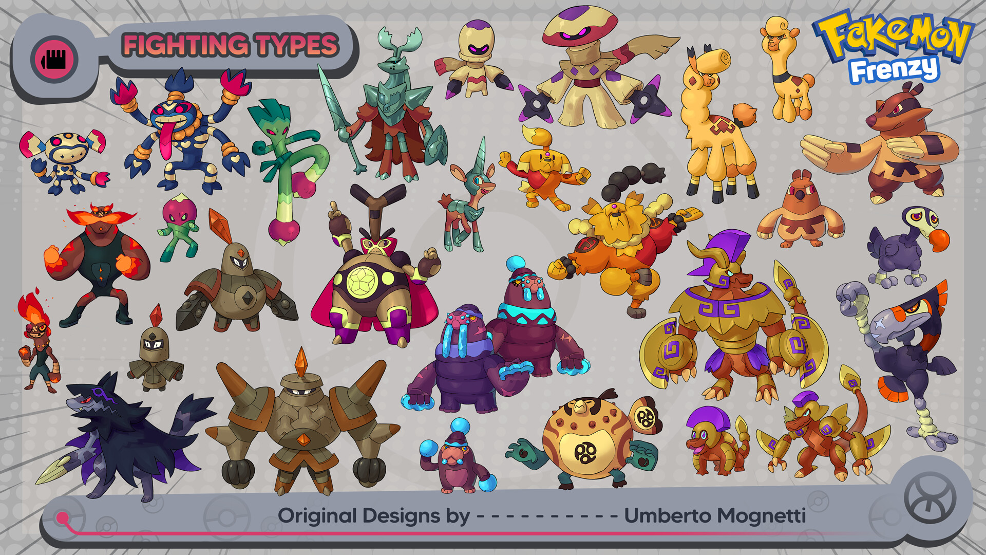 Umberto Mognetti - Fakemon Frenzy - Fighting