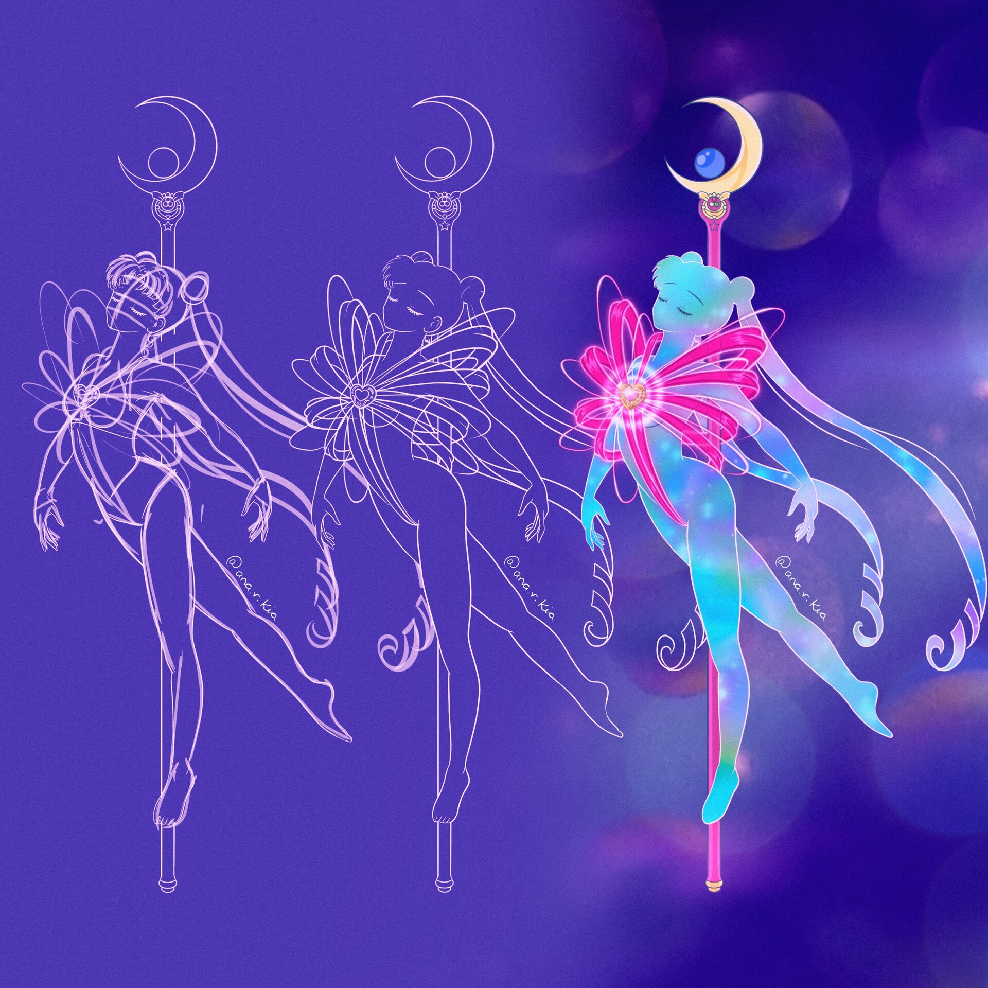 Sailor Moon Crystal Transformation