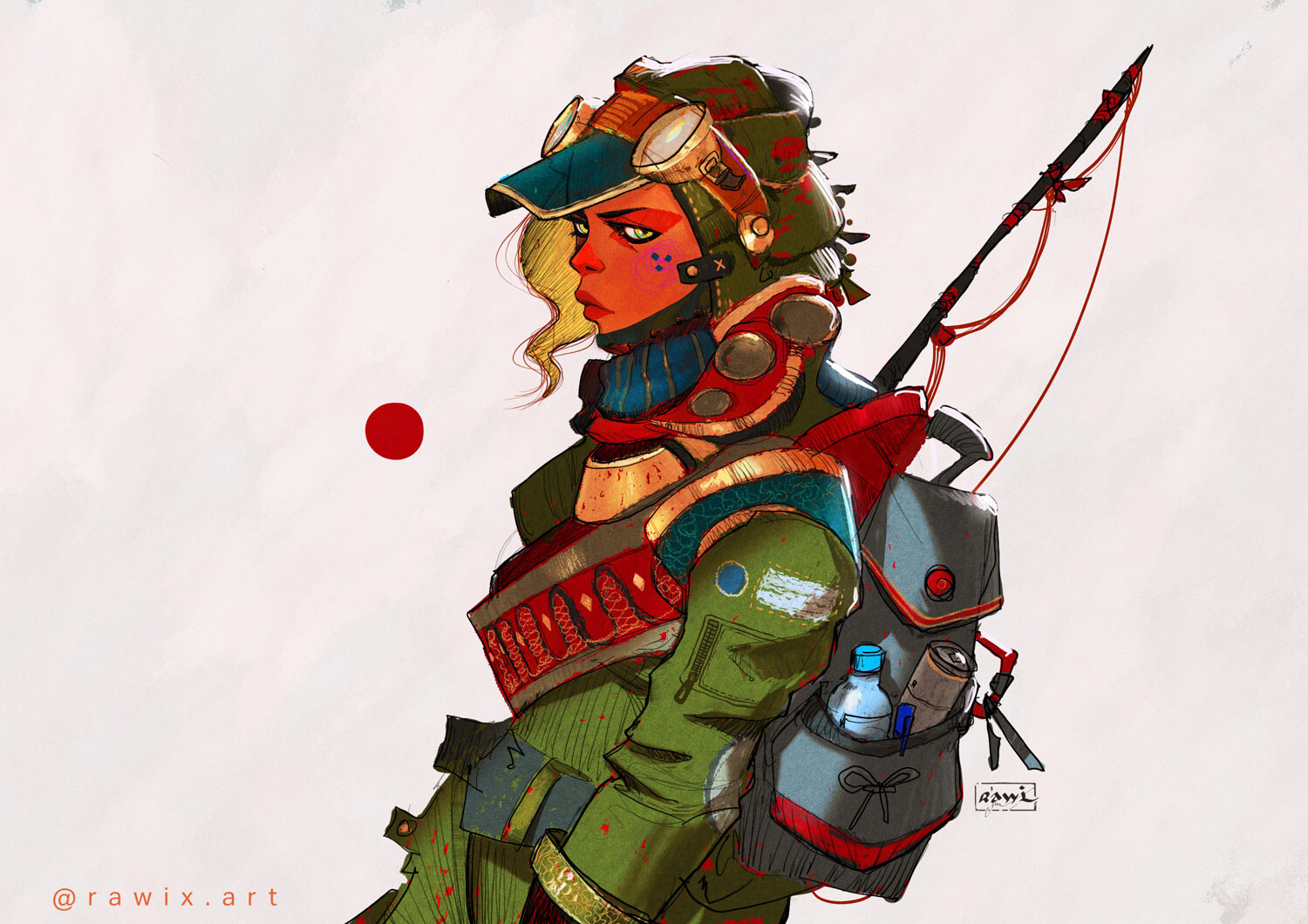 Ahmed Rawi - Portraits :: Red-1