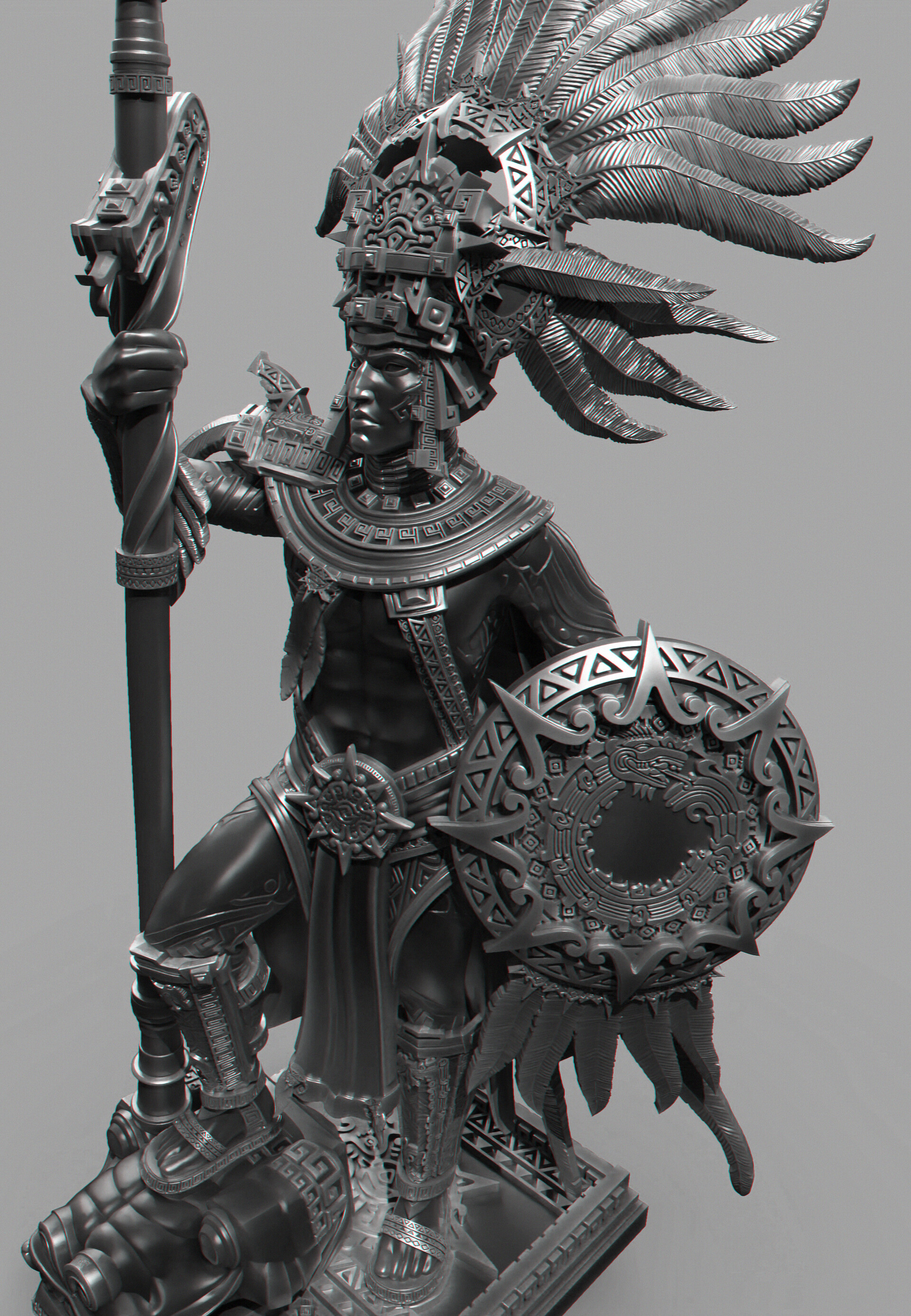 Huitzilopochtli Standbeeld Huitzilopochtli | Aztec God Of War & Sun