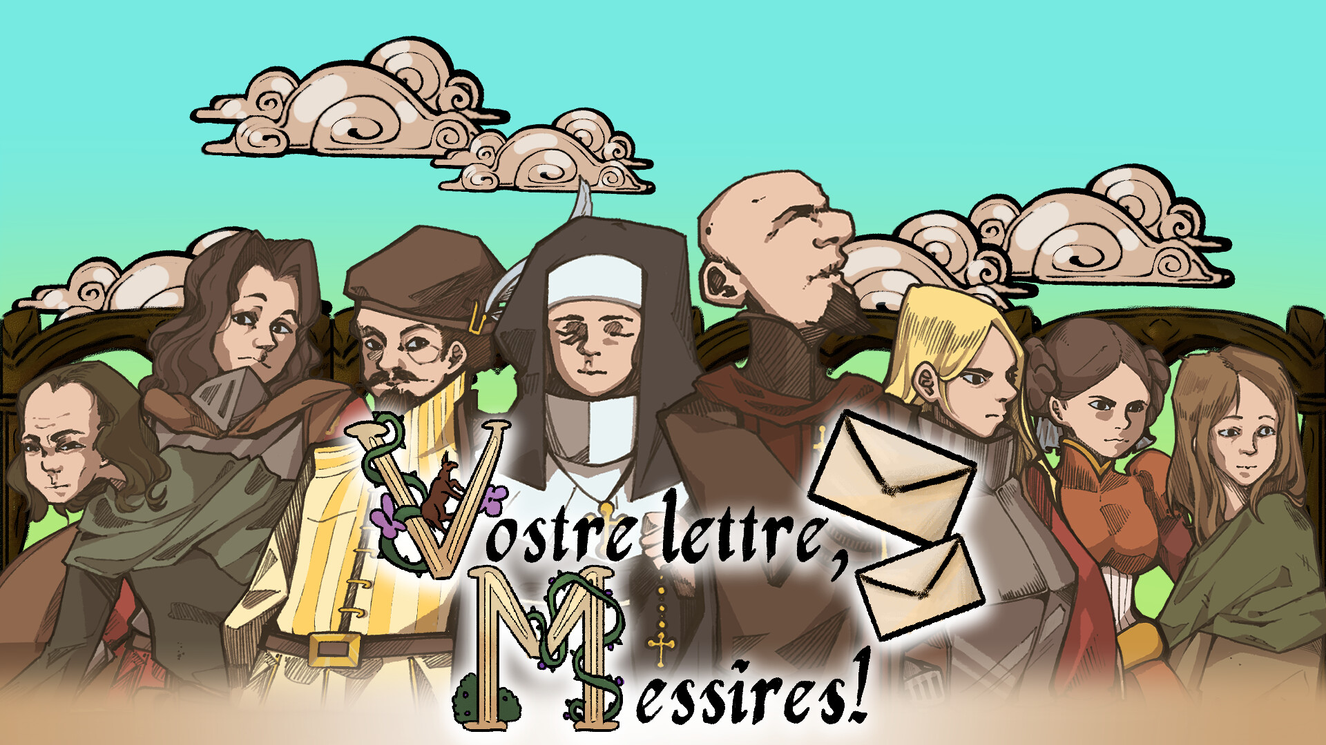 ArtStation - Vostre Lettre, Messire ! - School project