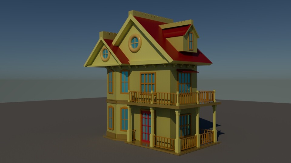 ArtStation - Toon house