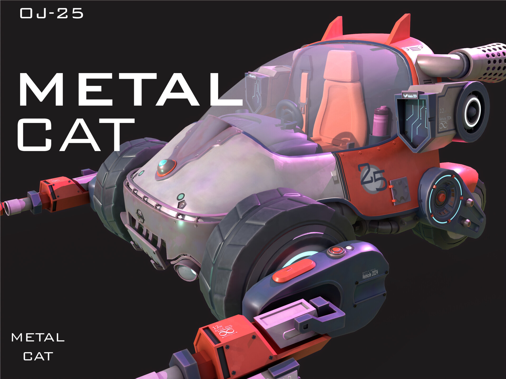 ArtStation - Metal Cat