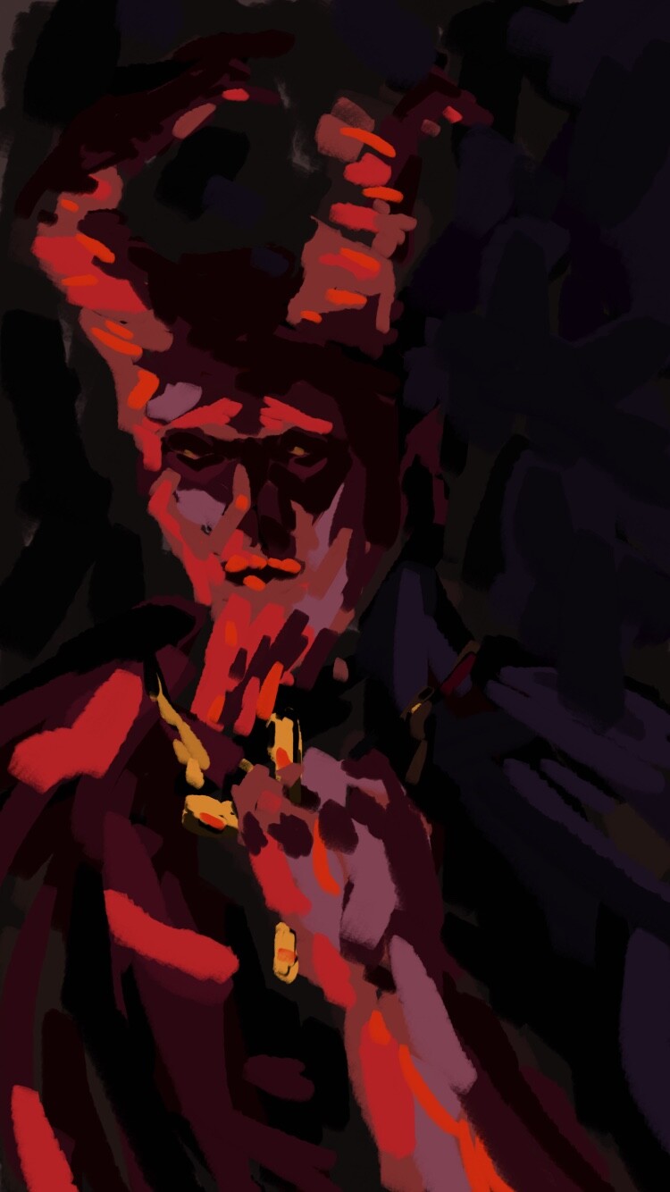 ArtStation - Praying demon