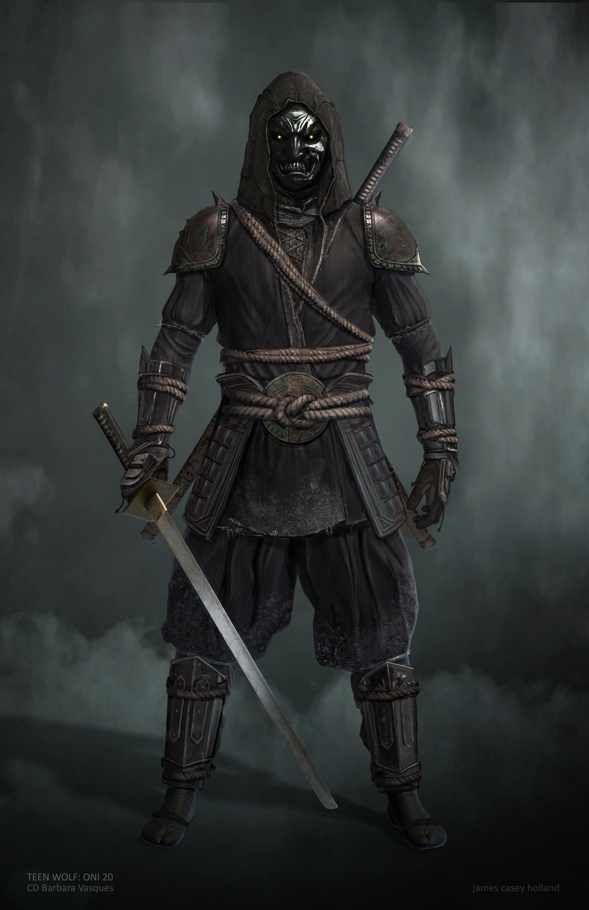 ArtStation - Costume Concept Art for Teen Wolf Movie: Oni