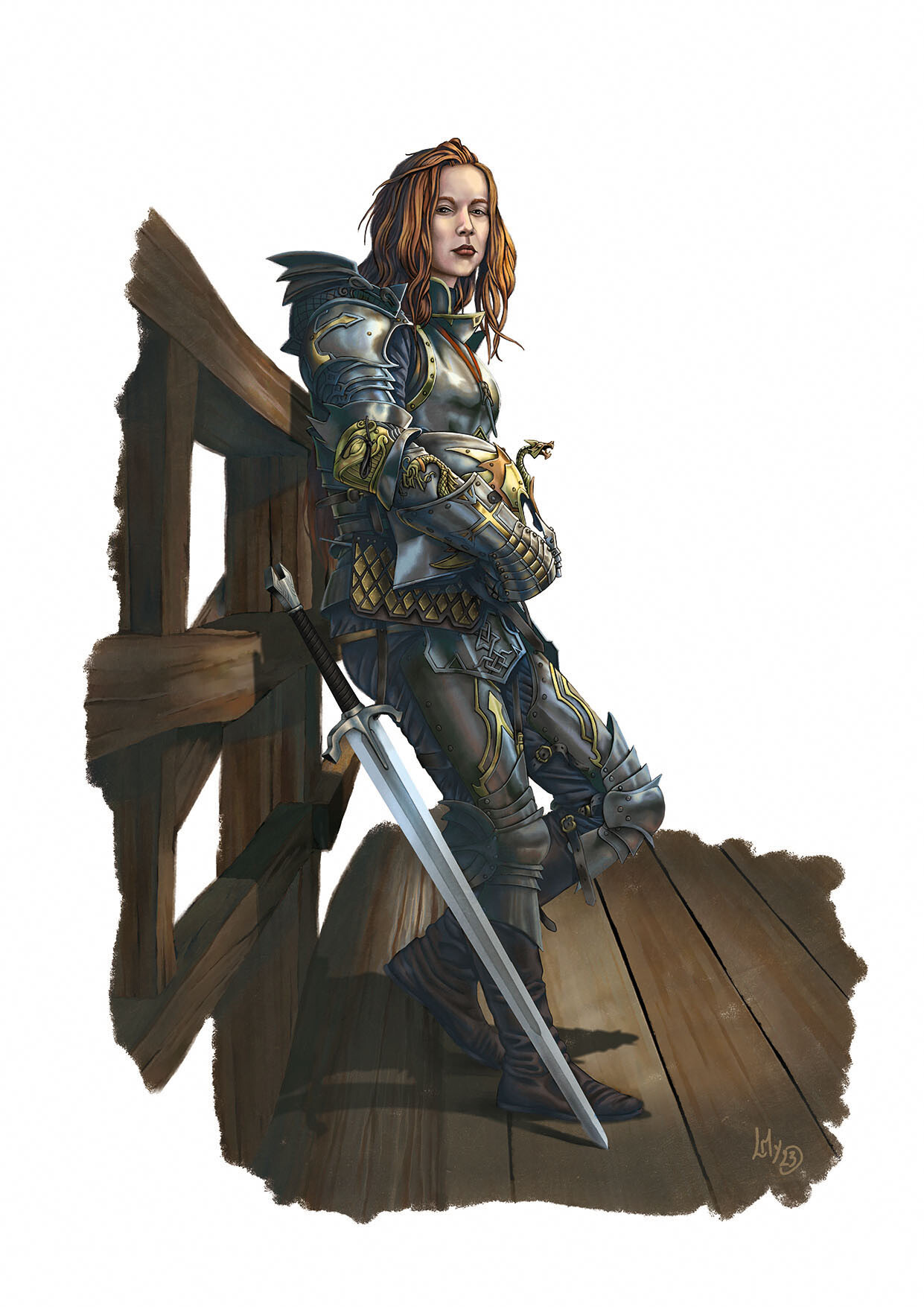 ArtStation - female knight