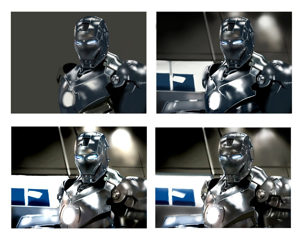 ArtStation - Iron man speed painting by Dung Dino