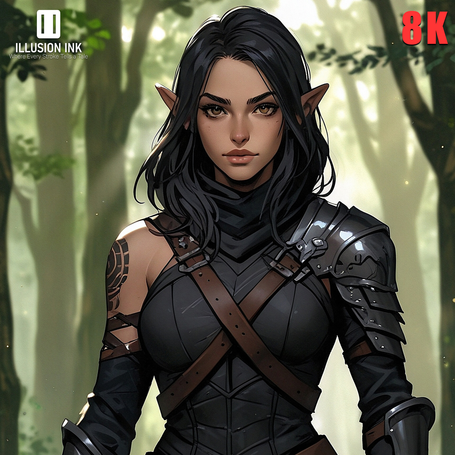 ILLUSION INK - 300 Elf Girl Character Concept Ideas | 8K